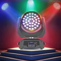 China 80 Ra Color Rendering Index Stage Lighting 36x10W RGBW 4-in-1 Zoom Wash Moving Head Light for sale