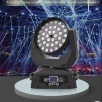 China 80 Ra Color Rendering Index Stage Lighting 36x10W RGBW 4-in-1 Zoom Wash Moving Head Light for sale