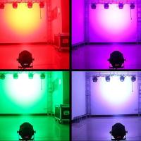 China IP33 LED Par Light 54pcs 3W RGBW Stage Zoom Wash Moving Head For DJ Bar Club for sale