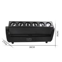 China DMX512 Control Mode LED Six-eyes Rgb Laser Light 6 Lens Red Dot Pixel Beam Laser Concert Led Effect Light for sale