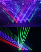 China DMX512 Control Mode LED Six-eyes Rgb Laser Light 6 Lens Red Dot Pixel Beam Laser Concert Led Effect Light for sale