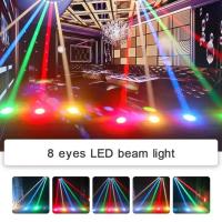China Moving Head Stage Laser Light CRI 85 With 8 Eyes RGBW Beam Bar for sale