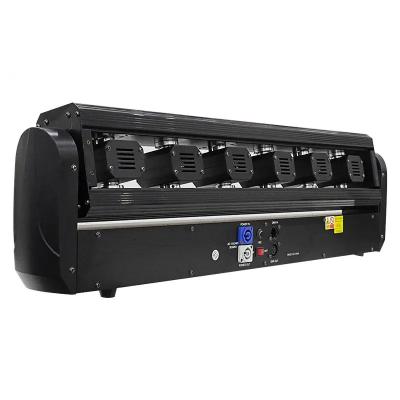 China 6pcs RGBW 6 Eye Laser Stage Light Led Beam Moving Head For Nightclub Disco DJ for sale