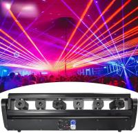 China 6pcs RGBW 6 Eye Laser Stage Light Led Beam Moving Head For Nightclub Disco DJ for sale
