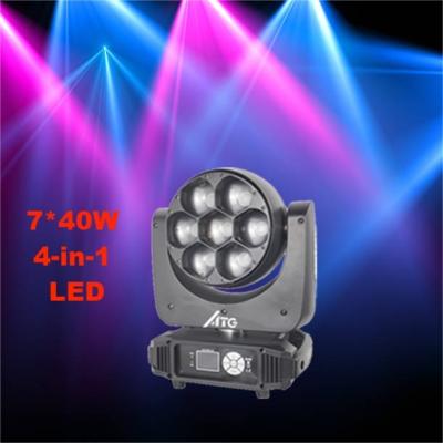China LED Matrix Light MF-1240YR 7X15W RGBW Big Eyes Zoom Light Head for Church Stage Lighting for sale