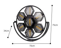 China Lamp Body Material PVC High Brightness 3W LED Pixel Retro Illusion Light for Bar Stage for sale