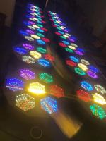 China Transform Club Bar Performances with 70W COB Retro Golden Strobe Matrix Stage Lights for sale