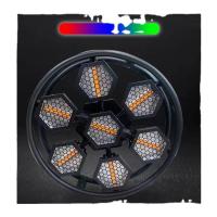 China Transform Club Bar Performances with 70W COB Retro Golden Strobe Matrix Stage Lights for sale