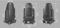 China AC 100-240V Input Voltage 480w LED Moving Head Beam Spot Light for Party Lighting for sale