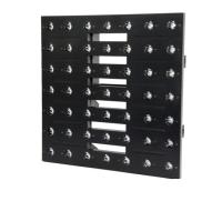 China Solar Rotating Inground Stake LED Beam Lights 7x7 3w Warm White For Wedding Hall for sale