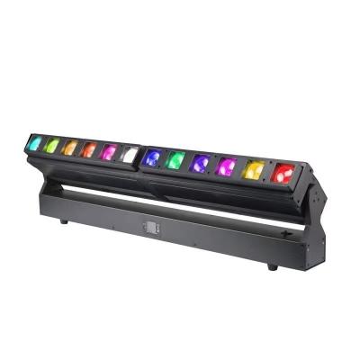 China 10pcs*40w 4 In 1 Rgbw DJ DMX Led swing Beam Bar 10*40W Moving Head Beam Stage Lights for sale