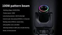China Hotel LED Display 120W 8 Color Remote Control Mobile Headlight for Wedding Christmas DJ Disco KTV Bar Party Stage for sale