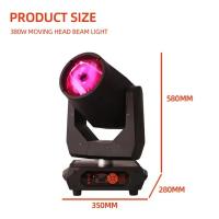 China 8000 Hours Lifespan 380W Moving Head Beam Light for DJ Disco Stage Lighting Night Bar for sale