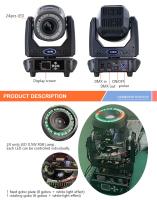 China RGBW LED Light Source 3in1 DMX 512 17R Moving Head Beam Light for DJ Disco Stage Lighting for sale
