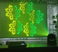 China Plastic Material 90 CRI 120W LED Moving Head Light for Wedding and DJ Performance for sale