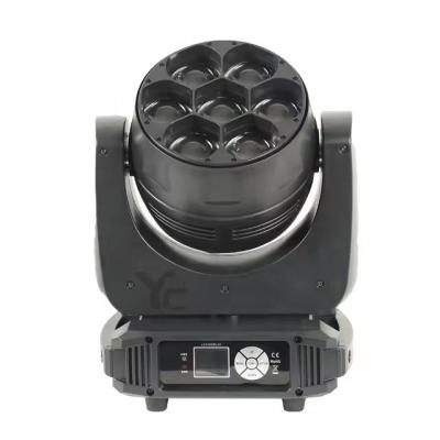 China 7pcs 40w Stage Par LED Zoom Moving Head Bee Eye Par Light for DJ Disco Party Lighting for sale