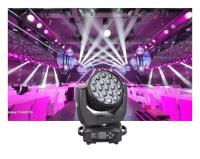 China Support Dimmer Yes 19pcs Big Bee Eyes LED Moving Head Beam Light for DJ Equipment for sale