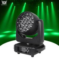 China Support Dimmer Yes 19pcs Big Bee Eyes LED Moving Head Beam Light for DJ Equipment for sale