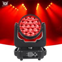 China Support Dimmer Yes 19pcs Big Bee Eyes LED Moving Head Beam Light for DJ Equipment for sale