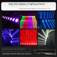 China 12 Heads LED Bar Moving Head Light 3in1 Wave Beam Lighting For Stage Lighting for sale