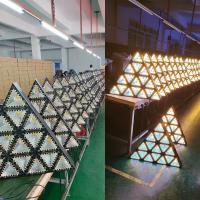 China LED 250W Retro Strobe Light Triangle Theater Stage Light Audio Effect Fresnel Fixures for sale