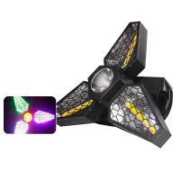 China DMX Controlled LED RGB Maple Leaf Rotating Retro Light Versatile Background Effect Illumination For Enhanced Atmospheric for sale