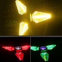China DMX Controlled LED RGB Maple Leaf Rotating Retro Light Versatile Background Effect Illumination For Enhanced Atmospheric for sale