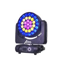 China 37*15W Moving Head LED Beam Light Perfect Zoom Wash Color Mixed Dj Wash Stage Lights RGBW 4 In 1 for sale