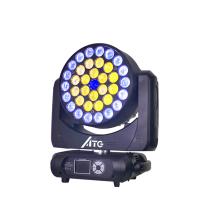 China 37*15W Moving Head LED Beam Light Perfect Zoom Wash Color Mixed Dj Wash Stage Lights RGBW 4 In 1 for sale