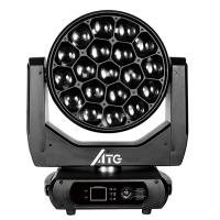 China DMX512 Stage Lighting DJ Lighting Equipments 19*20W Bee Eye Zoom Moving Head Lights For Event Stage Wedding Disco for sale
