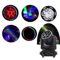 China 7PCS 40W RGBW 4 In1 LED Zoom Bee Eye Moving Head Light With Auxiliary Light Dj Disco Stage Party Lights for sale