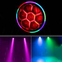 China 7PCS 40W RGBW 4 In1 LED Zoom Bee Eye Moving Head Light With Auxiliary Light Dj Disco Stage Party Lights for sale