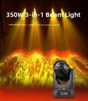 China 350W 3in1Led Beam Lights 17R Moving Head Lights Gobo Projector Stage Lights With PFC Switching Power Supply for sale