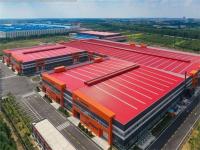China Q235 Prefabricated Steel Warehouse Alkyd Paiting for sale
