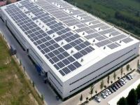 China Prefabricated Commercial Metal Frame Warehouse With Solar Panel for sale