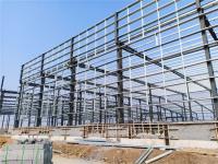 China Prefabricated Commercial Metal Frame Warehouse With Solar Panel for sale
