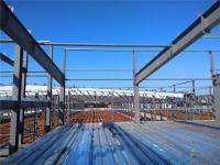 China Commercial Steel Frame Storage Shed With Mezzanine for sale