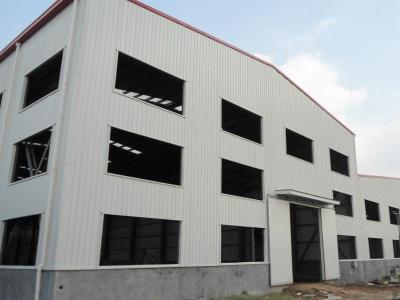 China Three Floor High Rise Steel Frame Building for sale