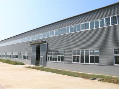 China Grey Panel Customized Steel Warehouse Building for sale