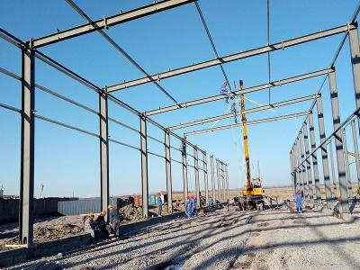 China Steel Structure Cold Storage Building With Galvanized Steel Q235B Roof Purlin for sale