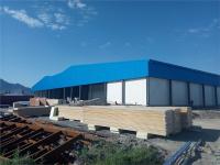 China Steel Structure Cold Storage Building With Galvanized Steel Q235B Roof Purlin for sale