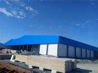 China Steel Structure Cold Storage Building With Galvanized Steel Q235B Roof Purlin for sale