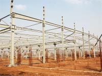 China Metal Steel Structure Shed With Sandwich Wall Panel for sale