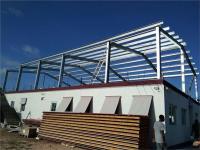 China Two Floors Prefab Steel Structure Building With C/Z Purlin for sale