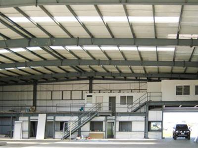 China SAFS Construction Steel Frame Warehouse 39 Meters Length for sale