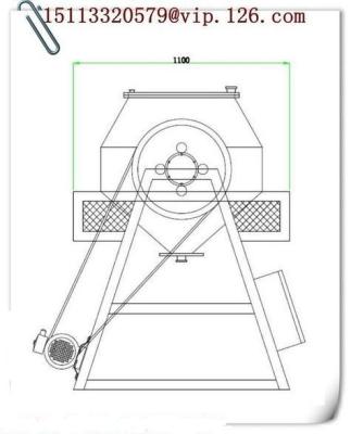 China 100kg/hr Rotary Color Powder Mixer/Small Color Powder Mixing Machine for sale
