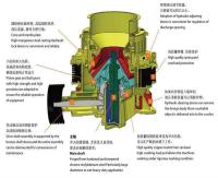China High Efficiency Symons Cone Crusher, Jaw Crusher Machine For Middle Hard Material ISO9001 for sale