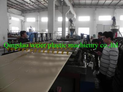 China Co-Extrusion WPC PVC Plastic Foam Board Production Line / Extrusion Machinery for sale