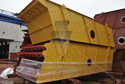 China 11 kw chemical industries Separated Stone Vibrating Screen for Mining Crushing for sale