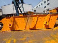 China Double Deck Vibrating Screen Machine for Construction Matreial 150 - 600t/h for sale